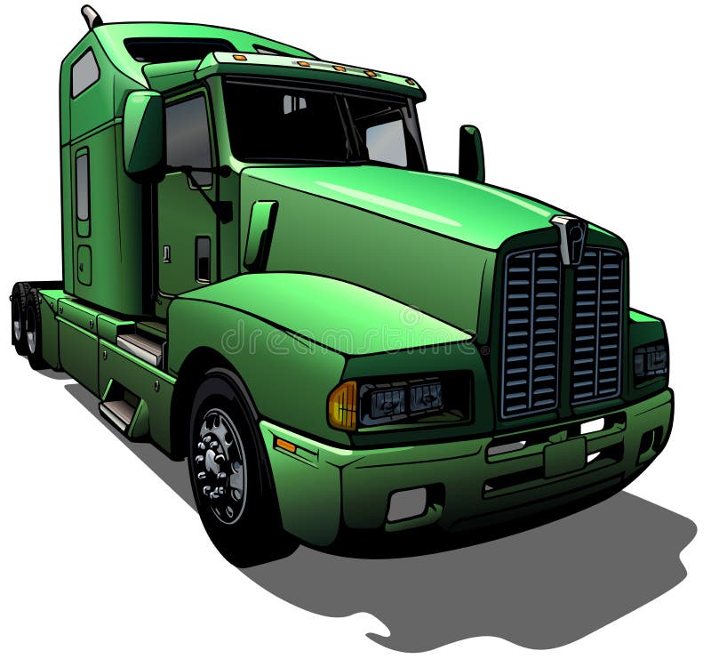 Kenworth Truck Stock Illustrations – 166 Kenworth Truck Stock ...