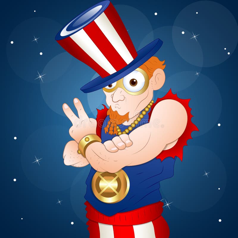 American Uncle Sam stock illustration. Illustration of dress - 30371062