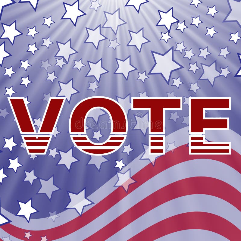 American Vote stock illustration. Illustration of democracy - 59441857