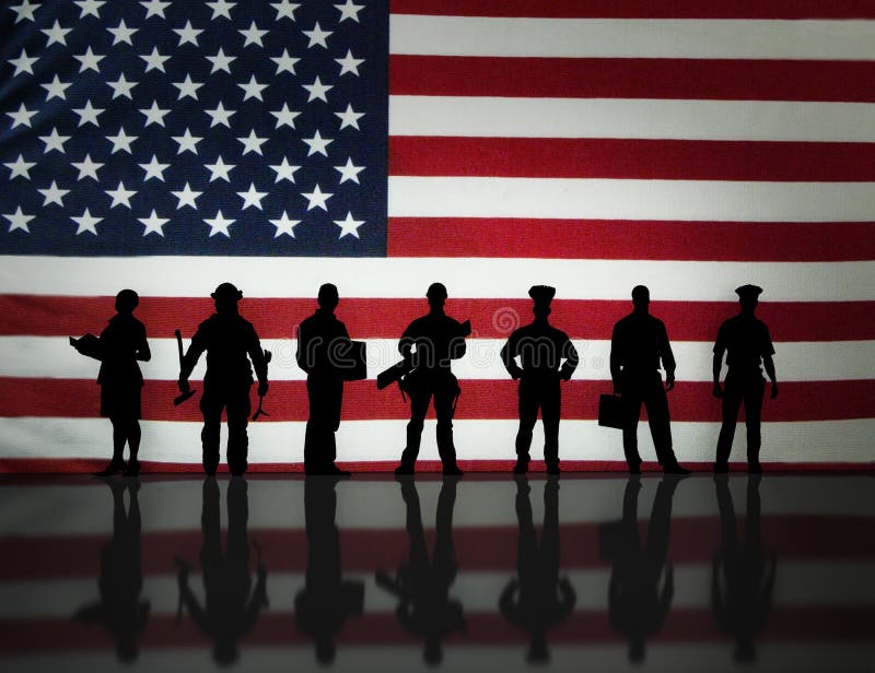 American workforce stock photo. Image of looking, blank - 30992776