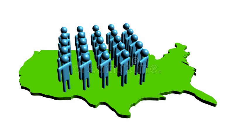 American Workforce Illustration Stock Illustration - Illustration of ...