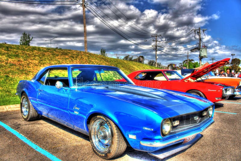 Americano Classico Chevy Camaro Ss Degli Anni 60 Fotografia Stock ...