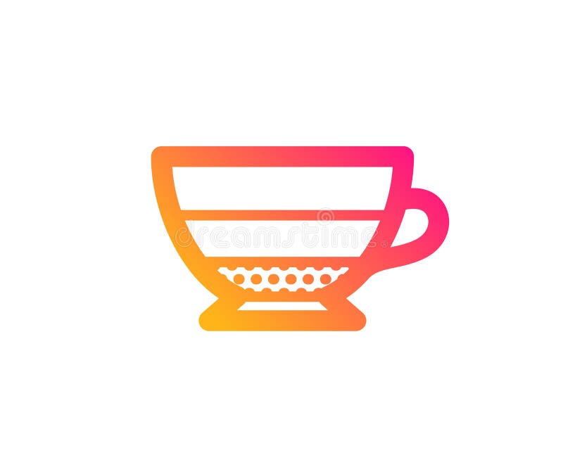 Americano Coffee Icon. Hot Drink Sign. Vector Stock Vector ...