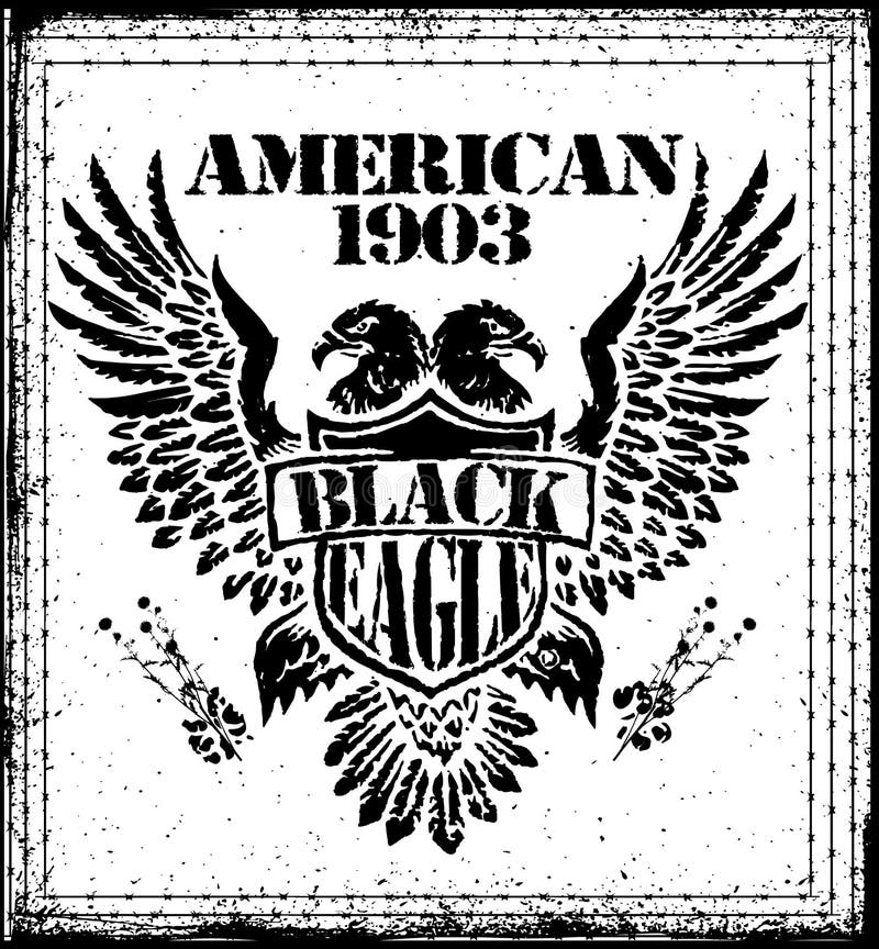 Amerikan Eagle Linework Vector Vektor Illustrationer - Illustration av american, teckningar ...