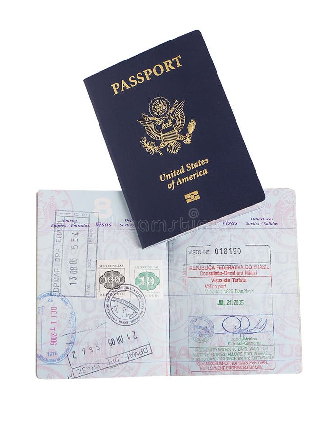 Amerikanischer Pass stockfoto. Bild von leute, patriotismus - 29510928