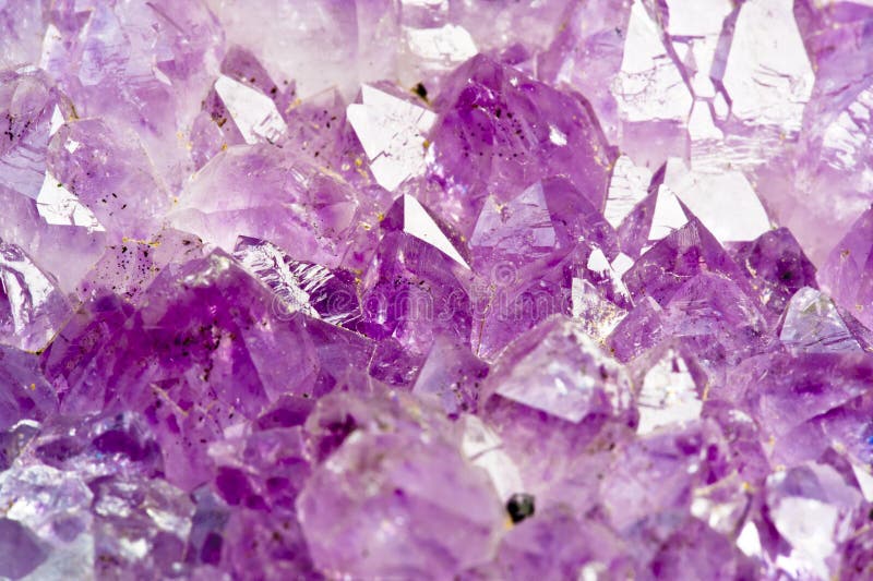 Raw Amethyst Stone stock photo. Image of gems, white - 11556044