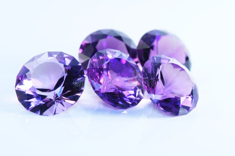 Amethyst stock image. Image of mineral, gemstones, bright - 5406163