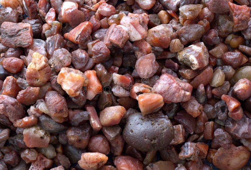 Brown Quartz on Black Reflective Surface Stock Photo - Image of shiny ...