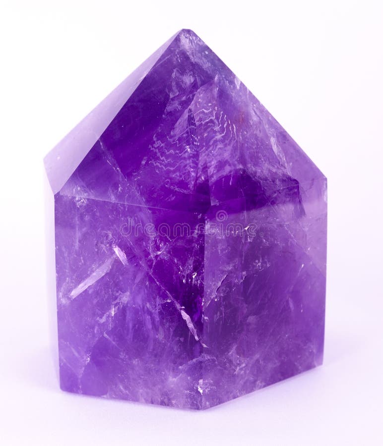 Amethyst Crystal stock image. Image of faceted, specimen - 38257703