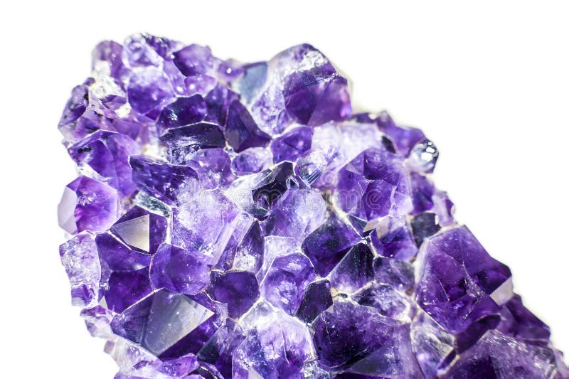 Blue Amethyst Cluster Background Stock Photo - Image of quartz ...