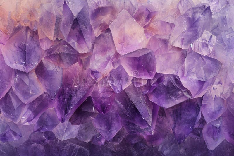 Amethyst Crystal, Purple Quartz Raw Gemstone Amethyst Druse Pattern ...