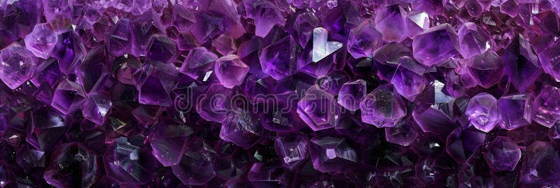 Amethyst Crystal, Purple Quartz Raw Gemstone Amethyst Druse Pattern ...