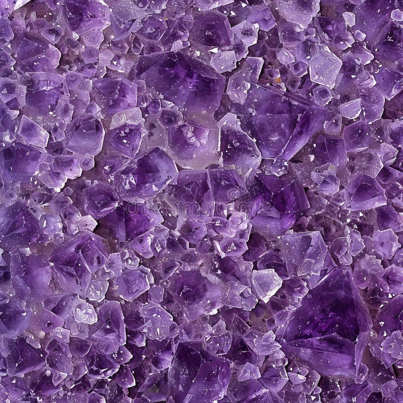 Amethyst Crystal, Purple Quartz Raw Gemstone Amethyst Druse Pattern ...