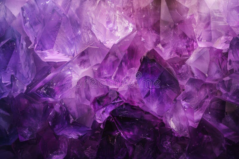 Amethyst Crystal, Purple Quartz Raw Gemstone Amethyst Druse Pattern ...