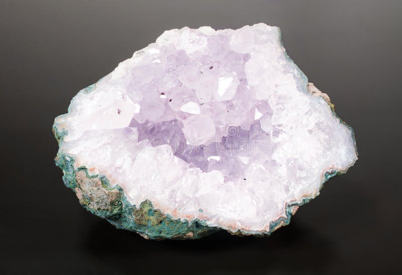 Amethyst druse close-up stock image. Image of detail - 31902059