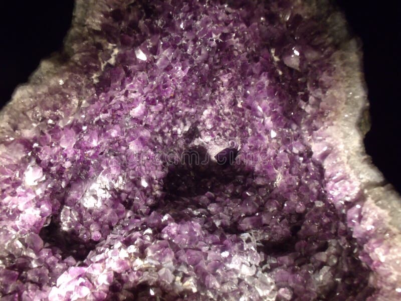 Amethyst geode formation stock image. Image of geode - 112535763