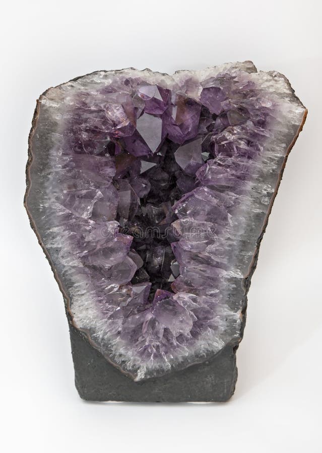 Amethyst geode stock image. Image of macro, geologic - 102350039