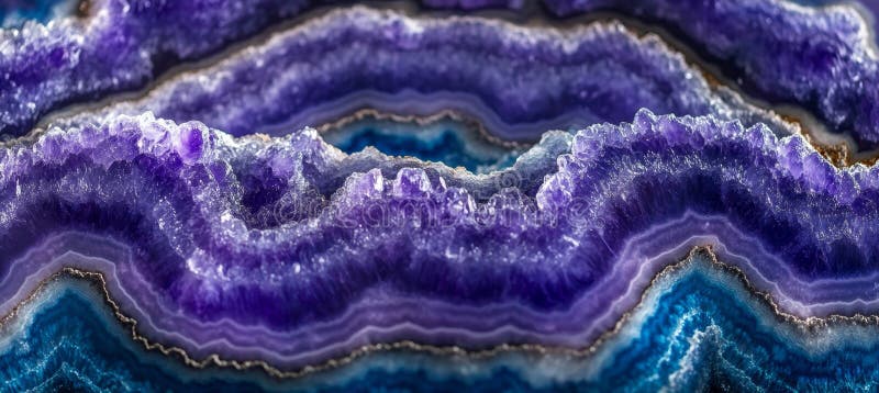 Amethyst Geode Texture, Elegant Purple and Blue Marble Pattern ...