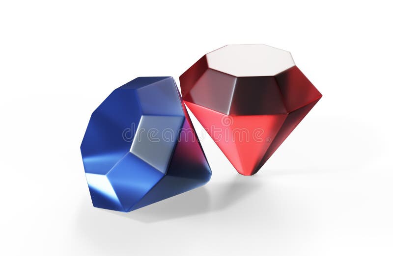 Amethyst Jewel High Resolution 3D Render Stock Illustration ...