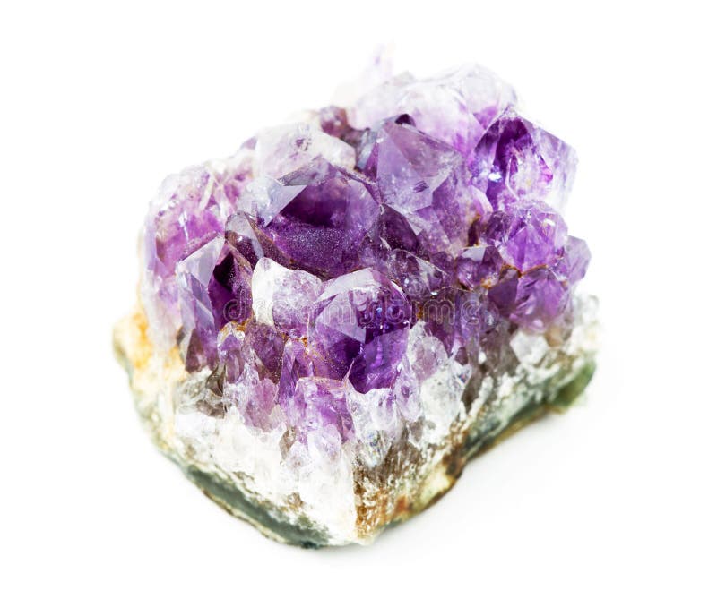 Amethyst Kristall stockfoto. Bild von purpurrot, hell - 102989576