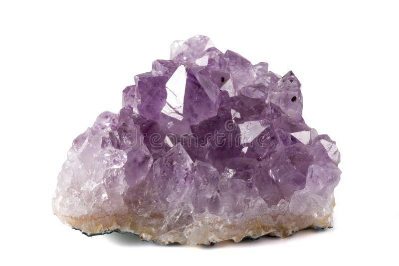 Amethyst-Kristall stockbild. Bild von boden, unterboden - 29975385