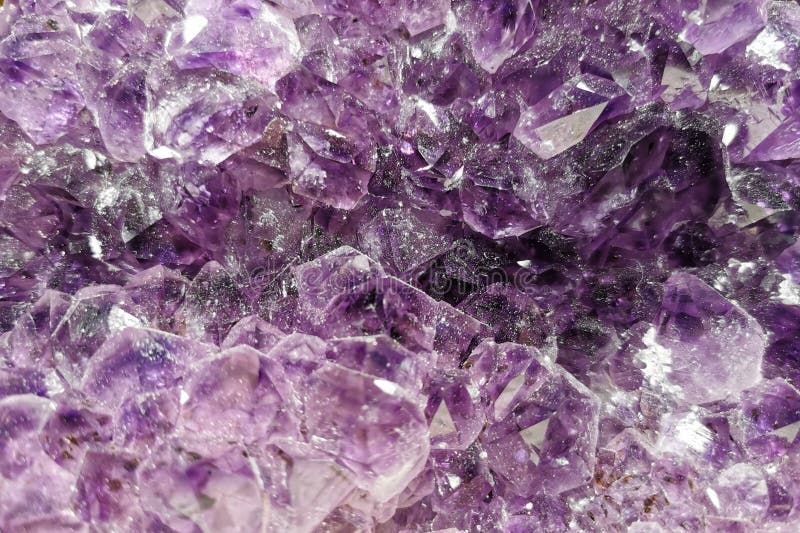 Amethyst mineral texture stock photo. Image of structure - 275715198