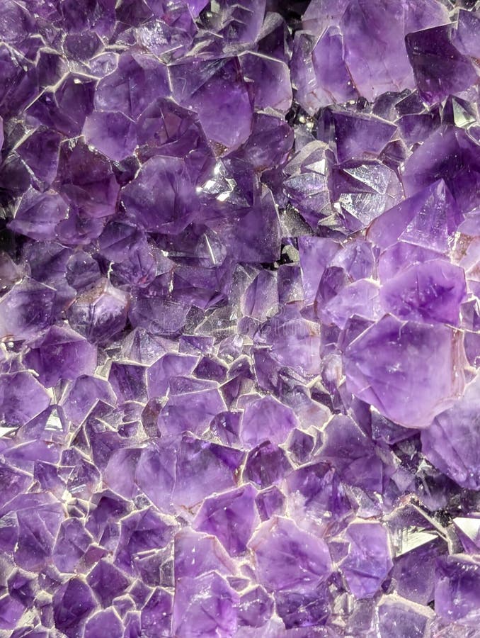 Amethyst mineral texture stock photo. Image of crystal - 376599856