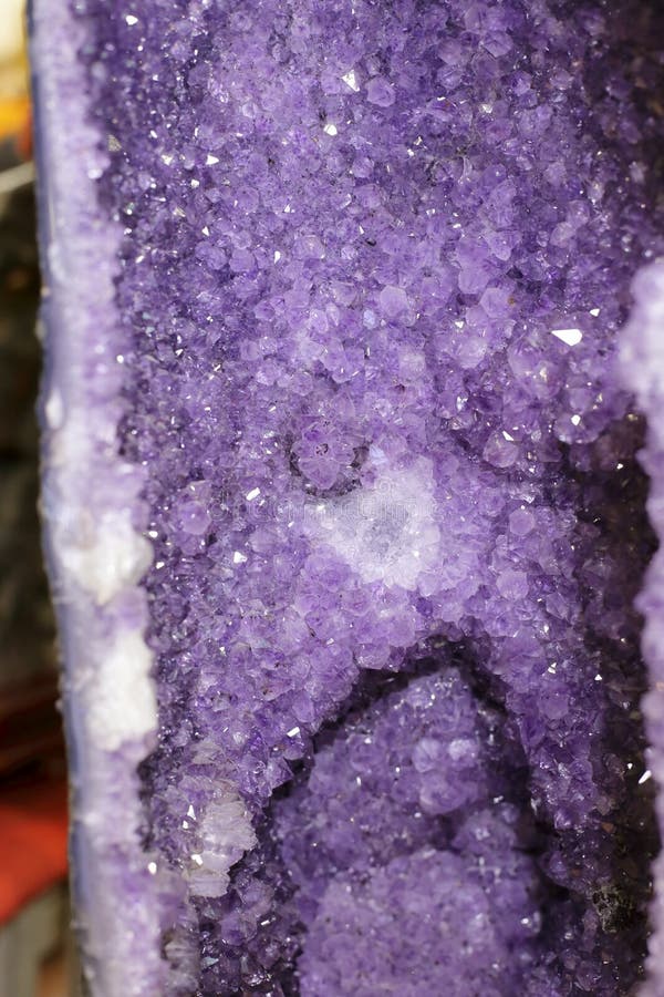 Amethyst ore stock photo. Image of natural, science, deposit - 50814902