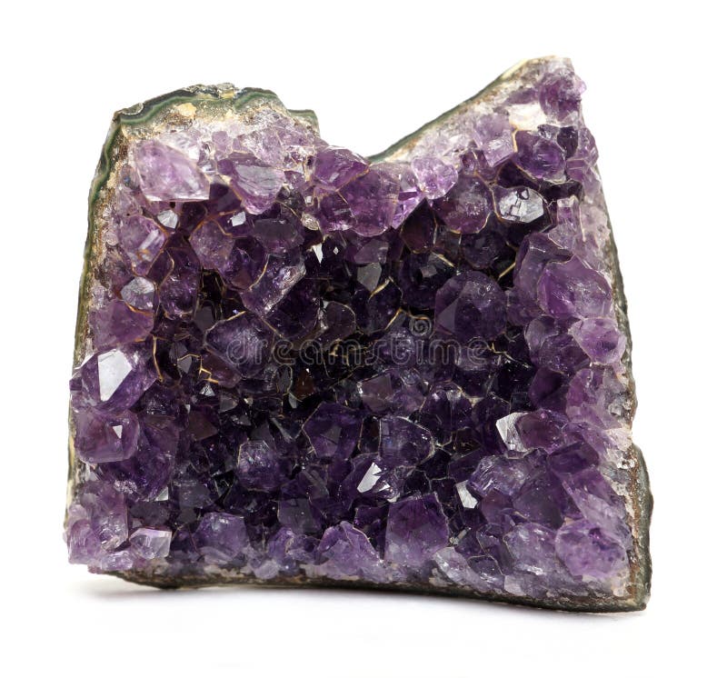 Amethyst and Quartz stock image. Image of rock, purple - 20296817