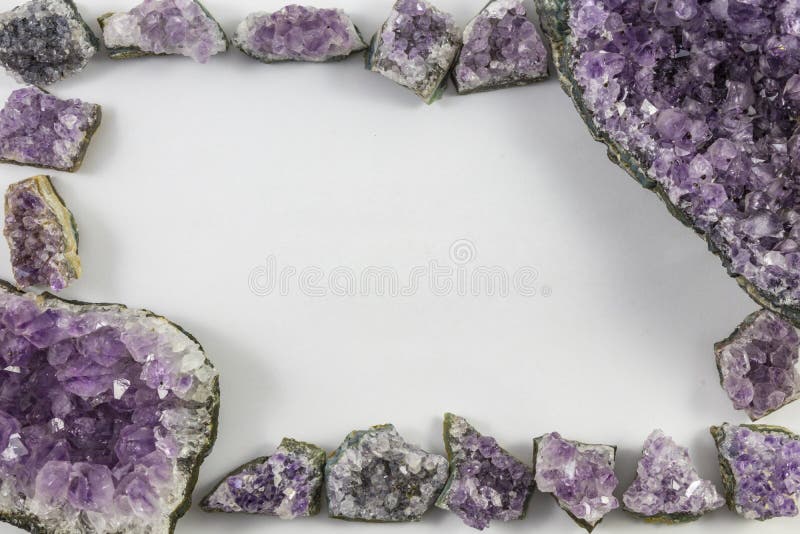 Amethyst Specimen Background Stock Photo - Image of beautiful, crackle ...