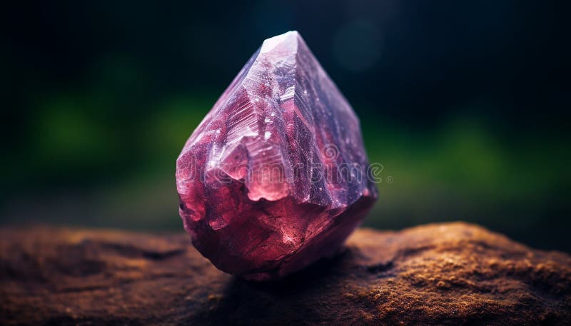 Amethyst Stone: a Beautiful Purple Gem Macro Photoshoot, Realistic ...