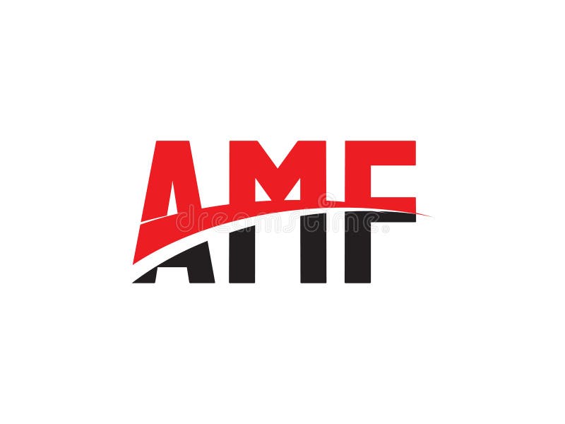 AMF Letter Initial Logo Design Vector Illustration Stock Vector ...