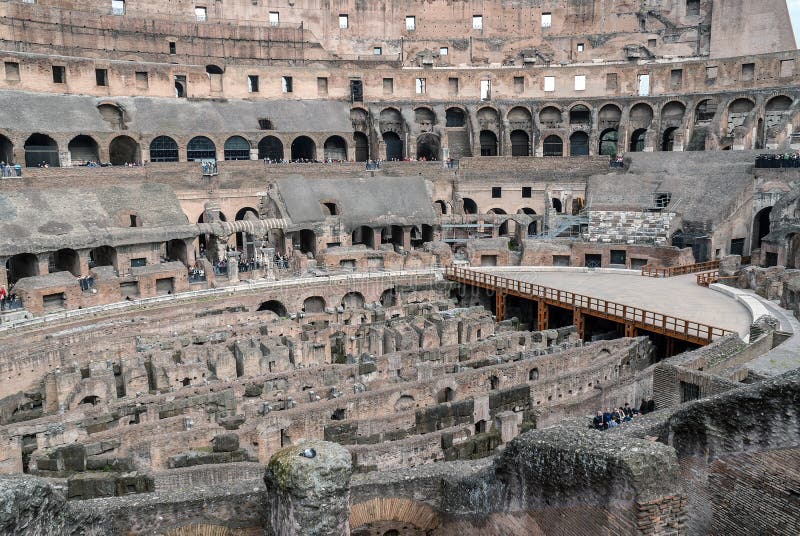 Amfiteater Som Byggs I Tiderna Av Konungen Herodes Redaktionell ...