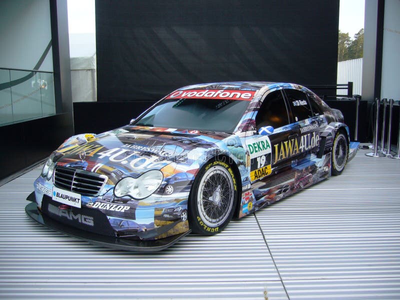 AMG Mercedes DTM car editorial photo. Image of vodafone - 18100271