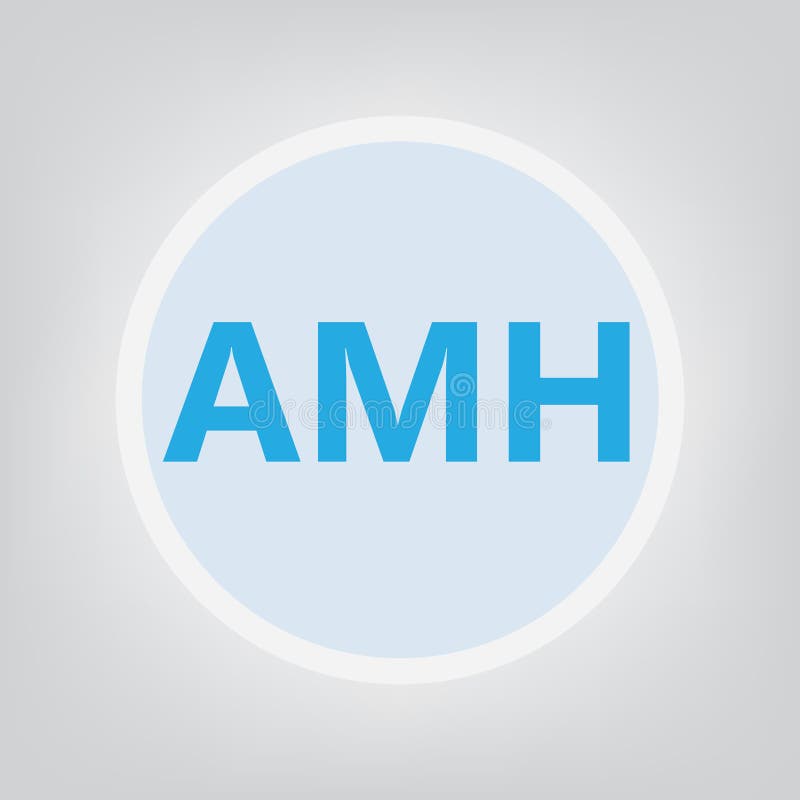 AMH Anti-MÃ¼llerian Hormone Acronym Stock Vector - Illustration of ...