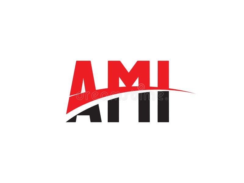 AMI Letter Initial Logo Design Vector Illustration Stock Vector ...
