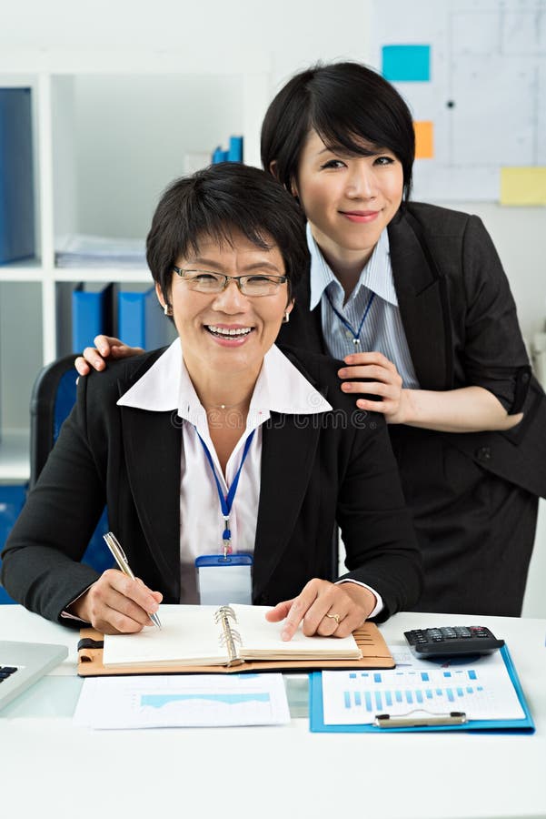 Amiable colleagues stock image. Image of corporate, manager - 46500659