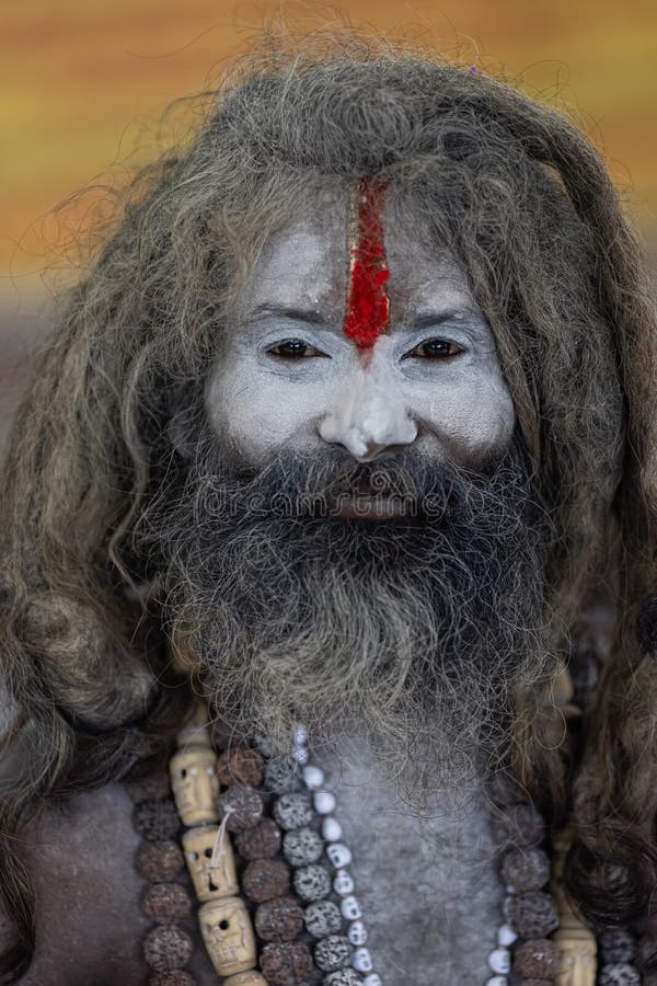 AMILNADU INDIA - FEB 15, 2023: Old Indian Hindu Sadhu with Dread-lock ... AMILNADU INDIA - FEB 15, 2023: Old Indian Hindu Sadhu with Dread-lock ...
