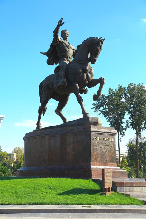 Amir temur stock photo. Image of temur, monument, tree - 77051934