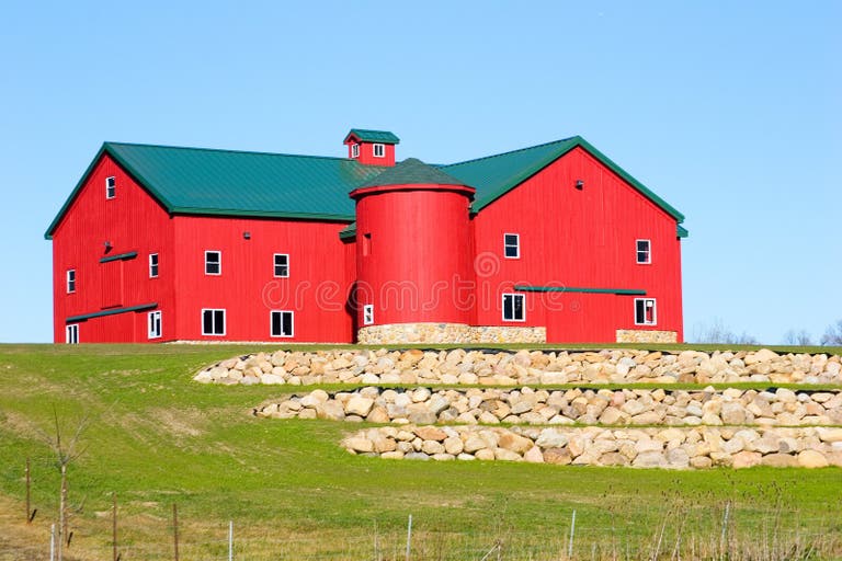 Amish Barn stock image. Image of outdoors, colorful, harvest - 711693