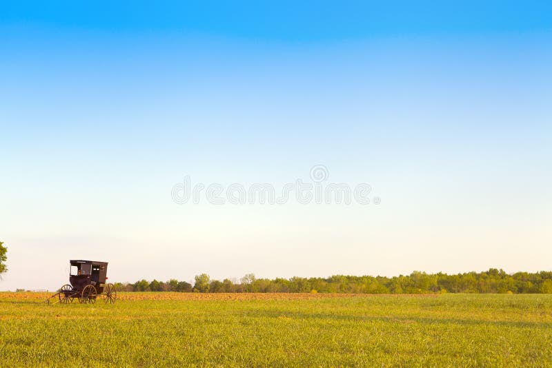 Country Amish Barn at Sunset Stock Photo - Image of fields, sunset ...