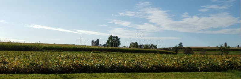 Amish Countryside Pretty Evening Sunset Stock Photo - Image of pretty ...