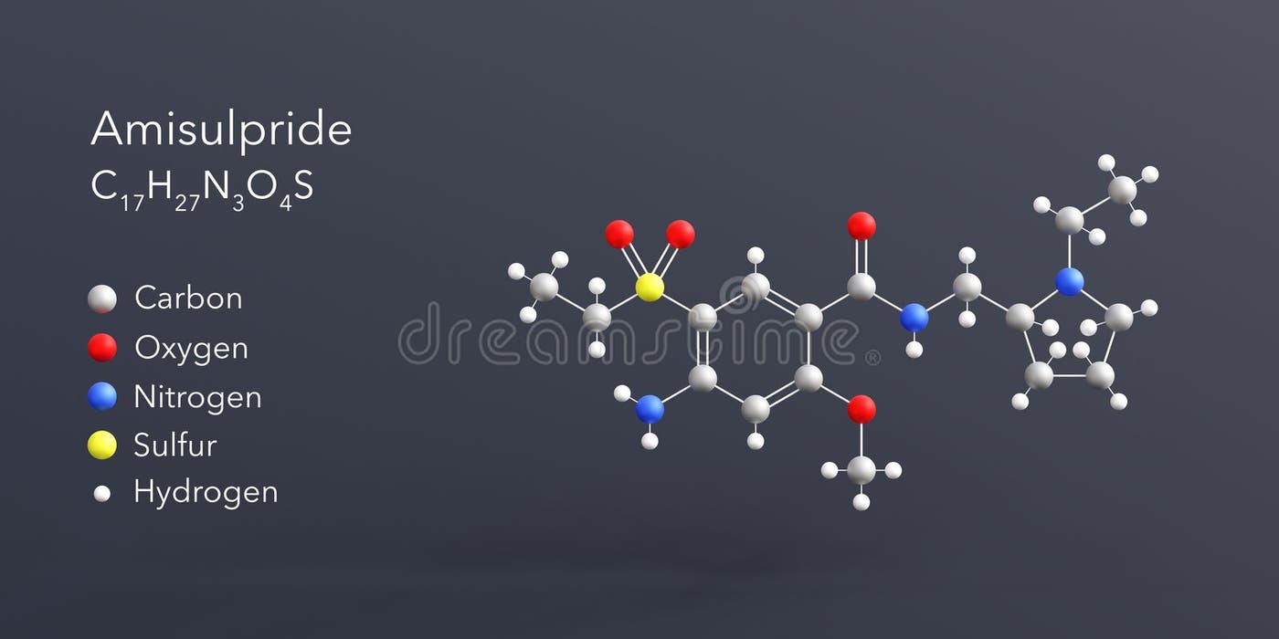 Amisulpride Molecule Stock Illustrations – 10 Amisulpride Molecule ...