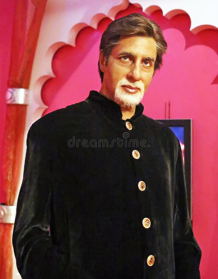 Amitabh Bachchan Wax Figure Editorial Stock Image - Image of icon ...