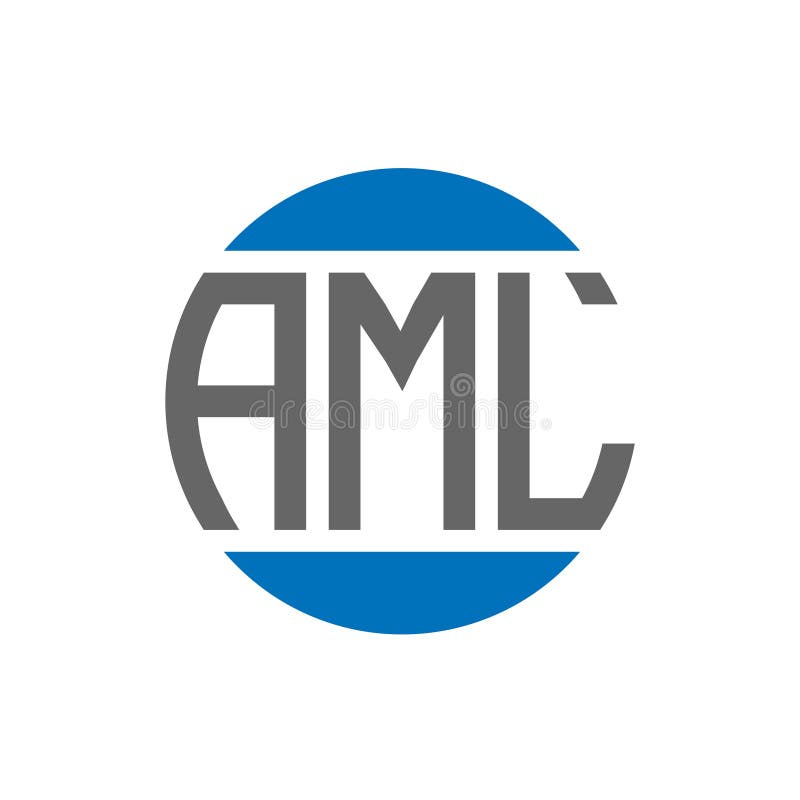 AML Letter Logo Design on White Background. AML Creative Initials ...