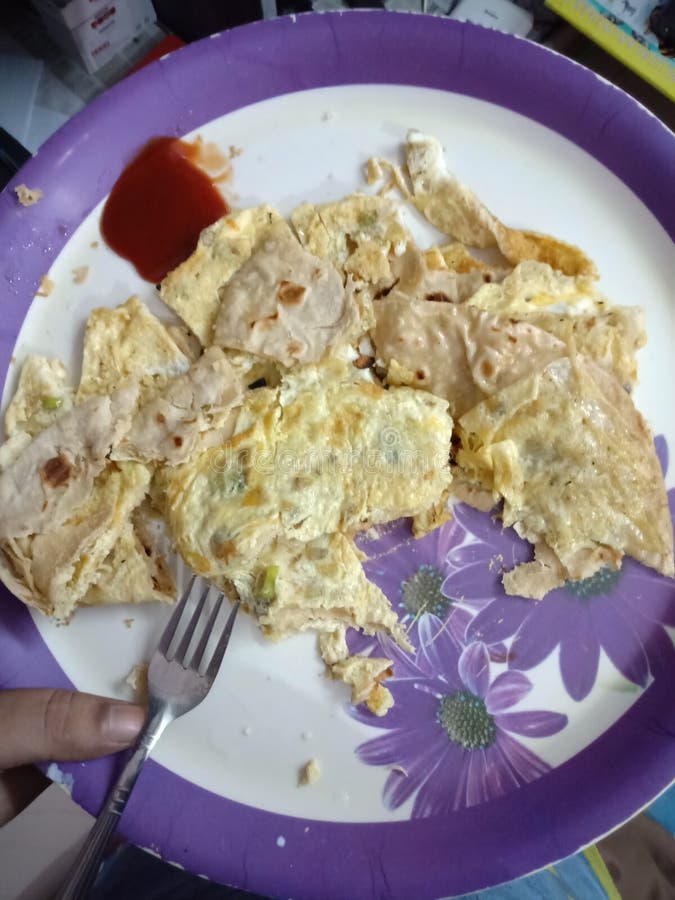 Indian Breakfast, Quick Cooked Stock Photo - Image of amlet, quick ...