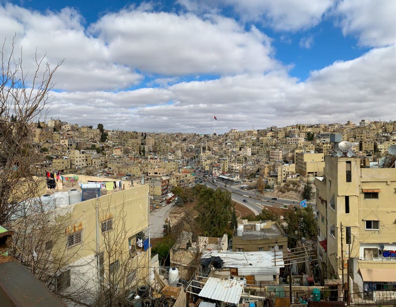 2021 12 24 Amman, Jordan. Street at the City Center Editorial Stock ...