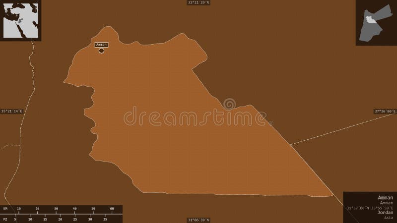 Amman, Jordan - Composition. Pattern Stock Illustration - Illustration ...