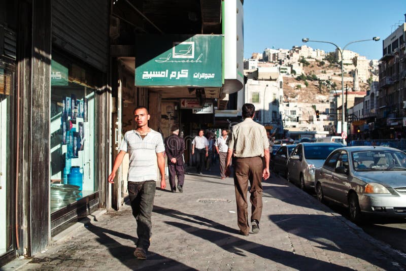 King Faisal Street, AMMAN, JORDAN Editorial Photo - Image of editorial ...