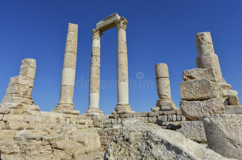 Amman in Jordan stock photo. Image of tourism, citadel - 85716886